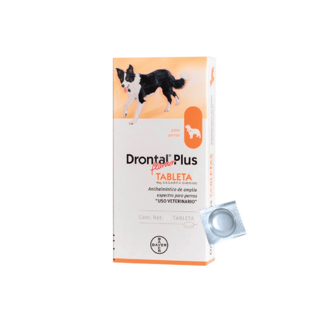 DRONTAL PLUS PASTILLA - Aqua Mascotas